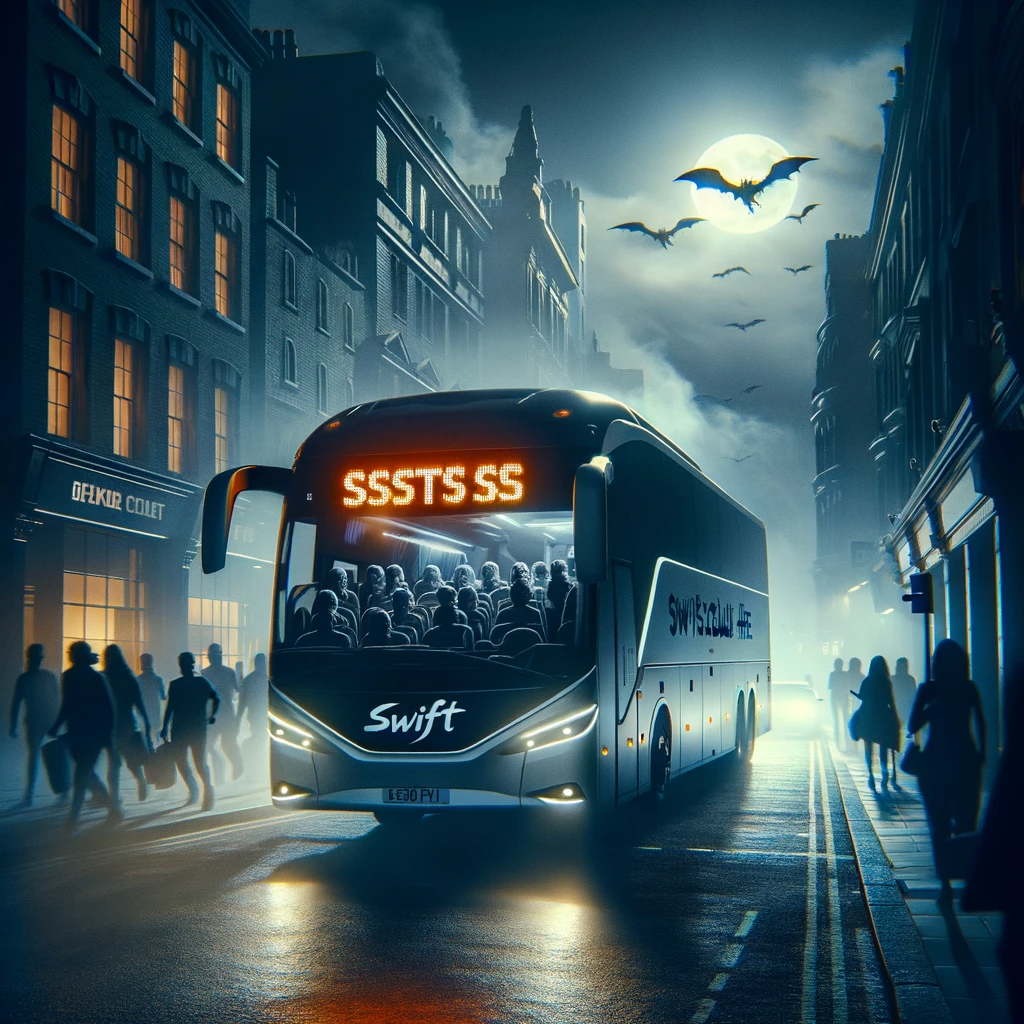 Halloween Horrors: AI's Spooky Makeover of UK Landmarks | Swift Coach Hire